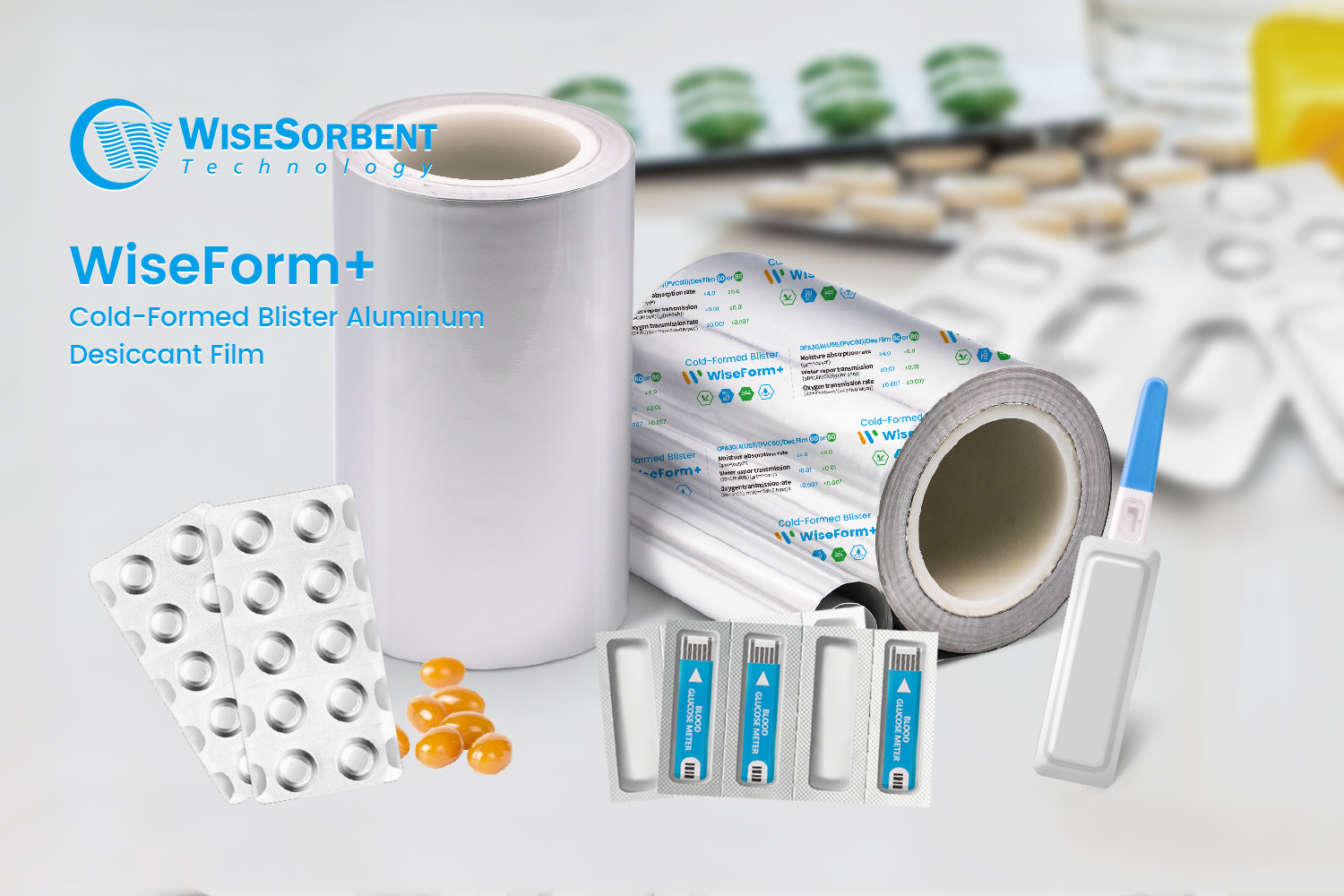 Cold-Formed Blister Aluminum Desiccant Film | Wisesorbent® Europe