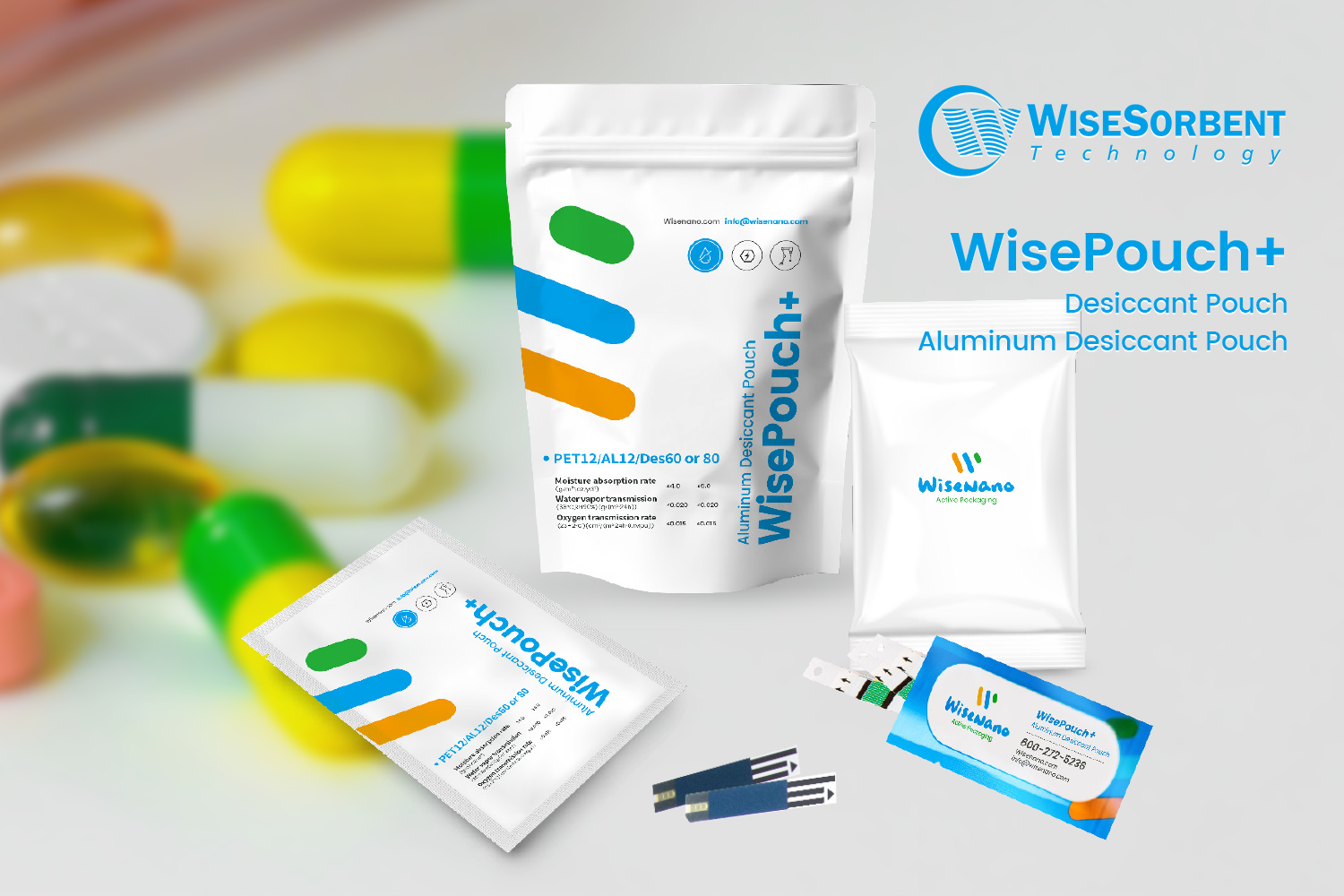 Desiccant Pouch/Aluminum Desiccant Pouch | Wisesorbent® Europe